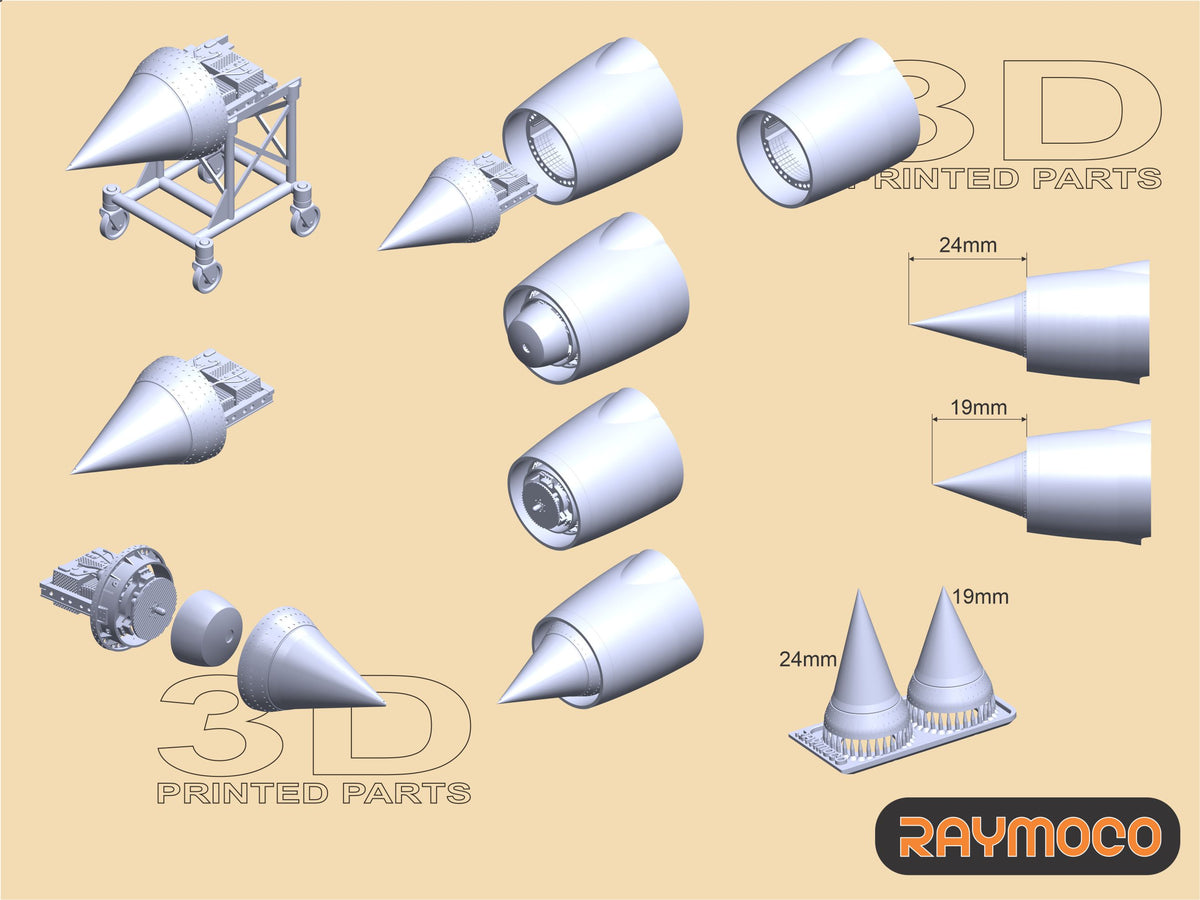 R48.117.00 1/48 MiG-21 Radar with Radar Housing | RAYMOCO