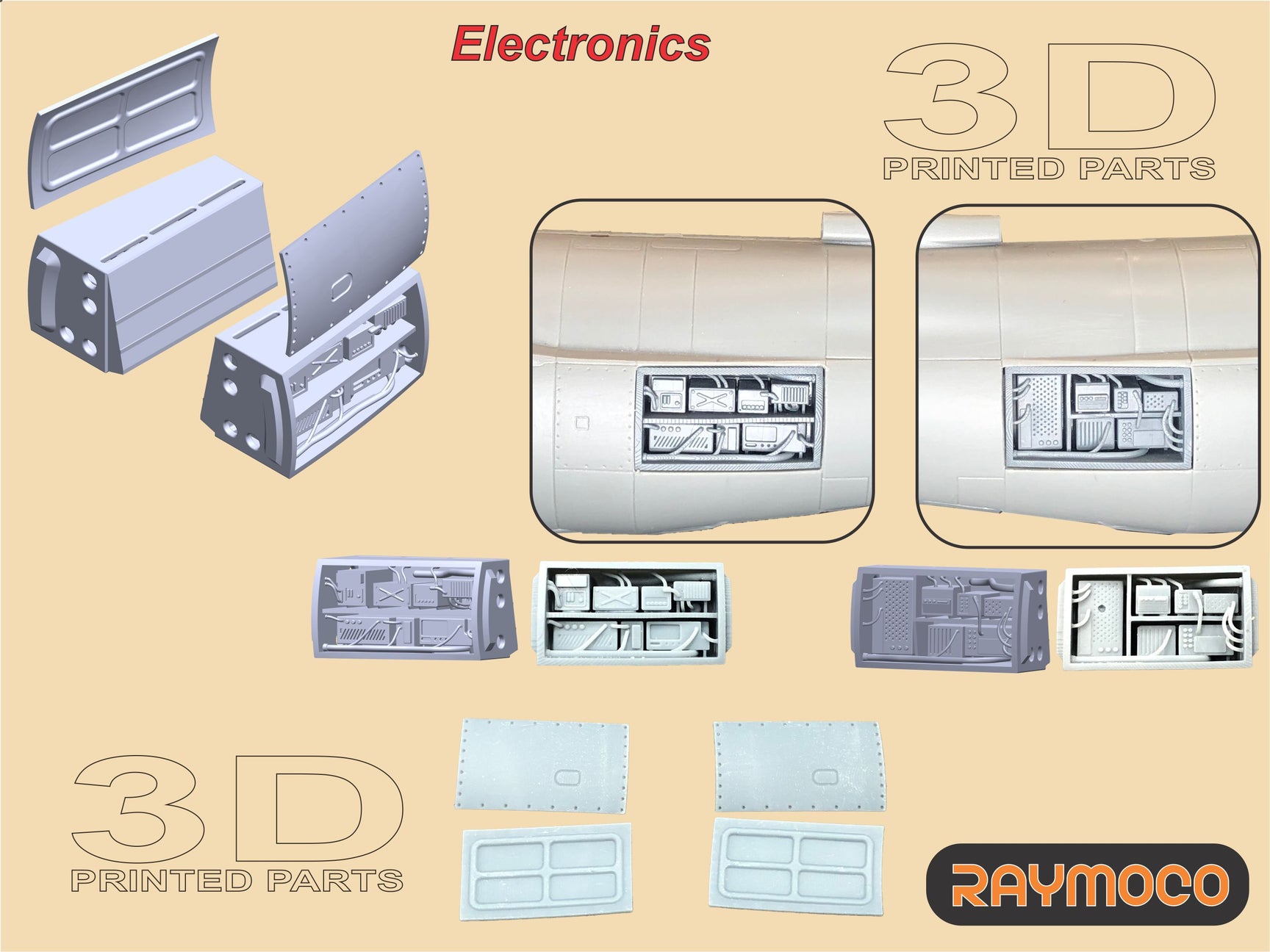 1/48 HARRIER GR1/GR3 Engine, Exhaust Nozzles, Electronics, Radar or ...